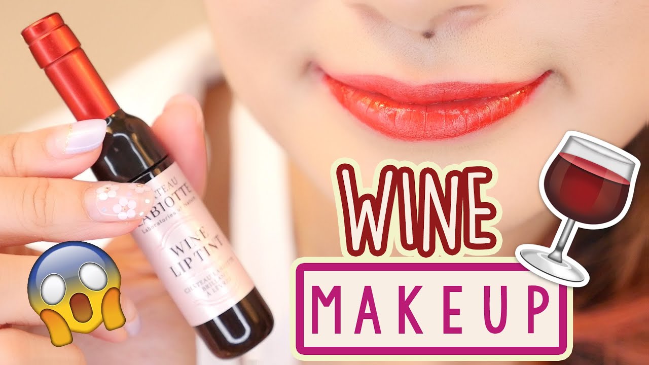 Try On: WINE MAKEUP?! 🍷Makeup from KOREA🇰🇷 | Chateau Labiotte - YouTube
