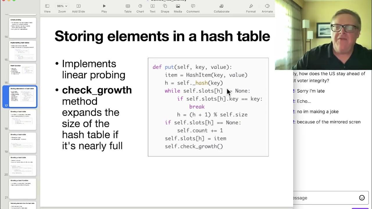 Ch 8: Hash Tables - YouTube