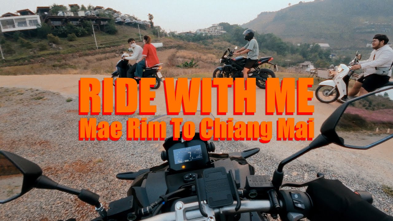 RIDE WITH ME - EVENING RIDE MAE RIM TO CHIANG MAI (ADV160) - YouTube