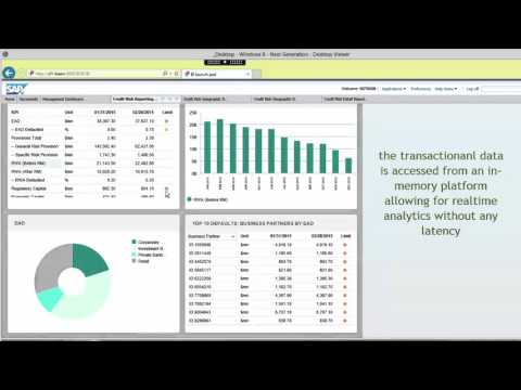 SAP Analytics Bankers Dashboard detailed overview - YouTube