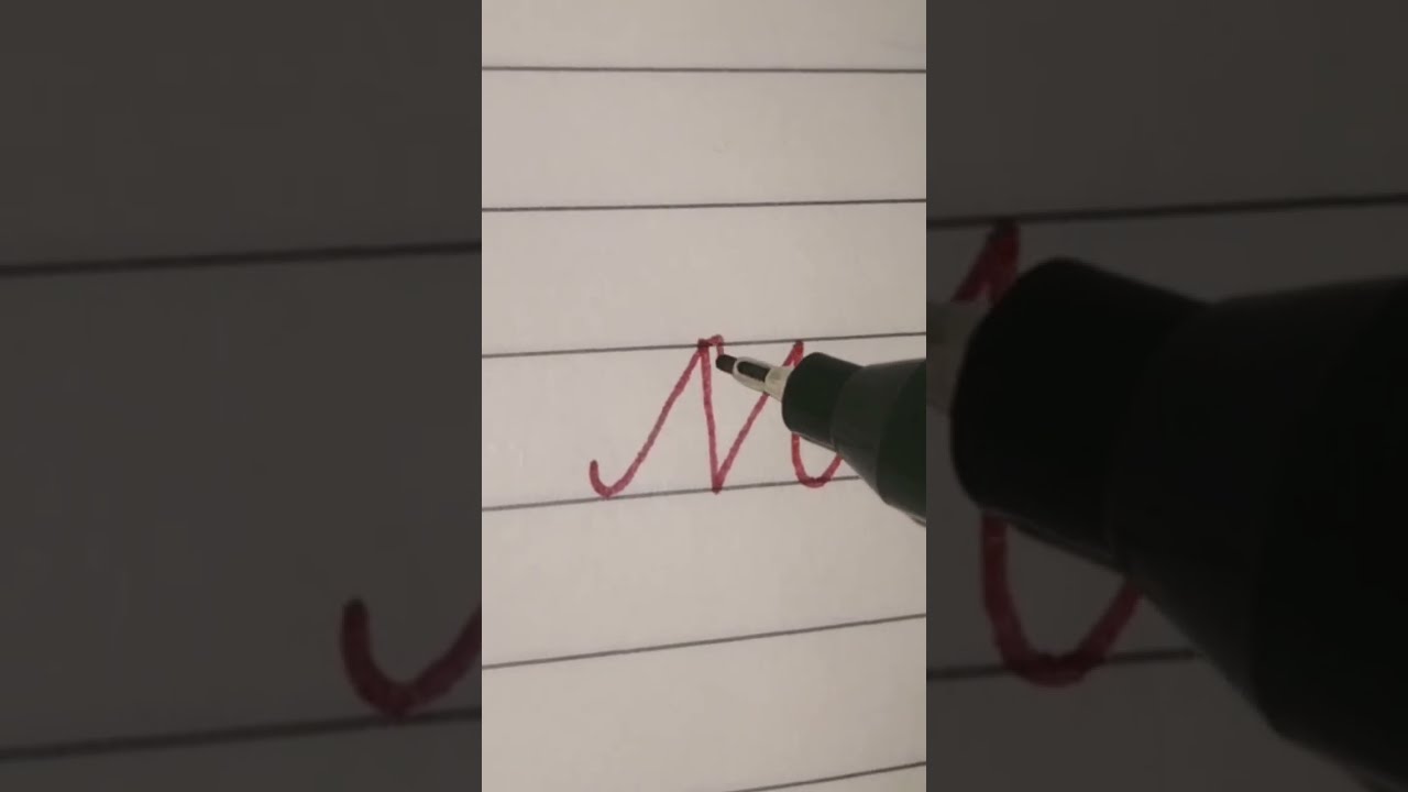 How To Write Capital M Faux Calligraphy YouTube How To Write Capital M Faux Calligraphy YouTube