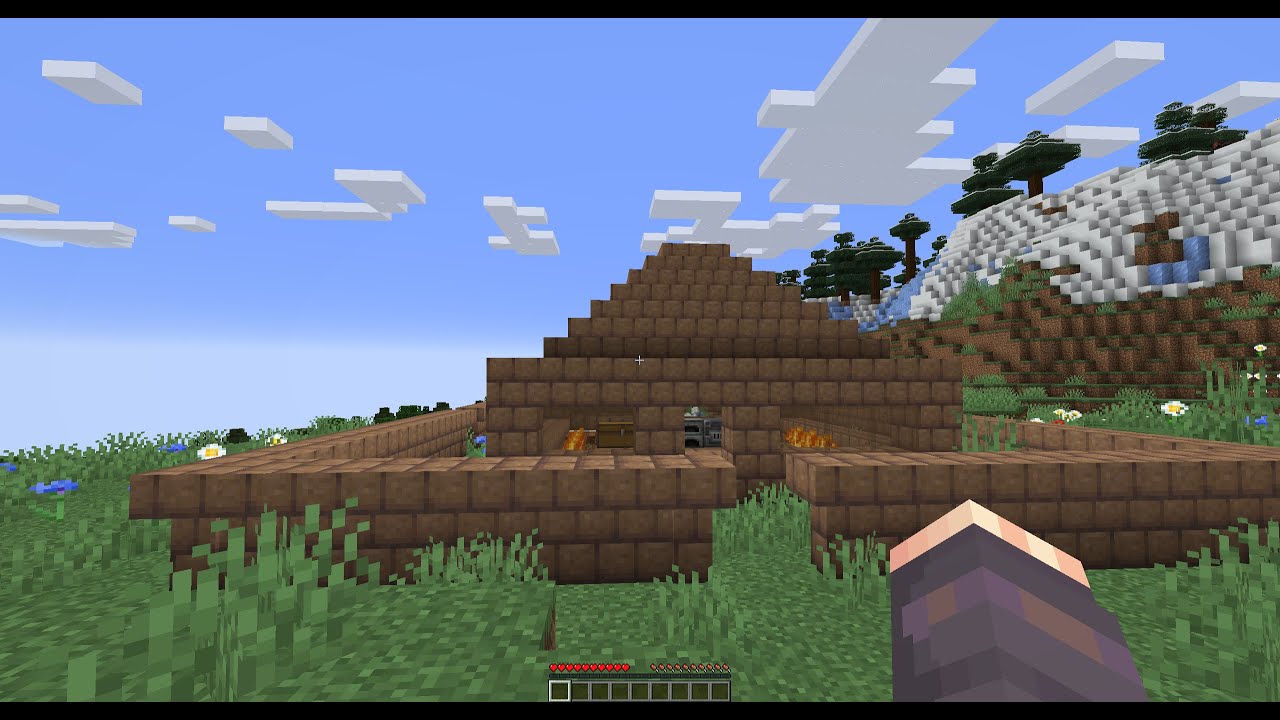 Building A House Made of Mud Bricks And Packed Mud! - YouTube