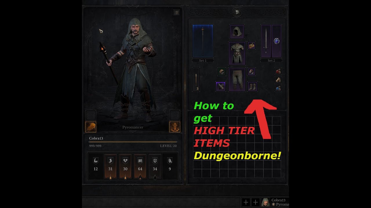 Dungeonborne How to get high tier items! - YouTube