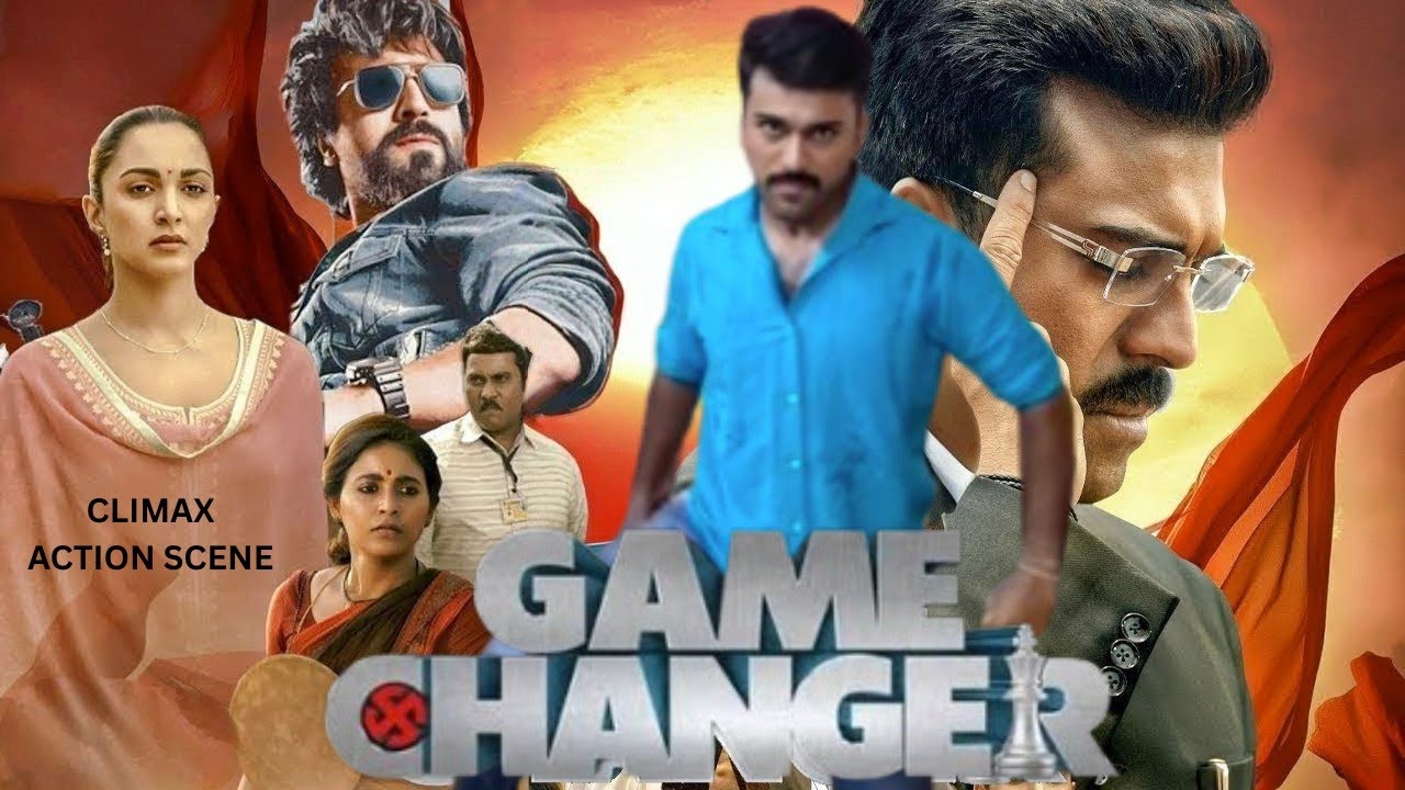 Game Changer movie climax scene || GAME CHANGER MOVIE RAM CHARAN ACTION ...