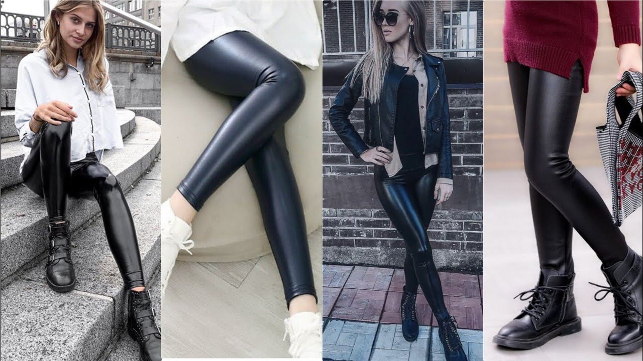 very impressive and stylish leather pants//lagging design for girls ...