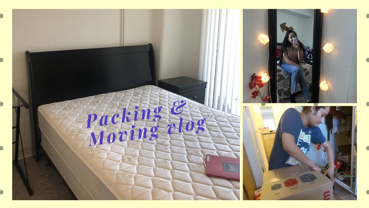 Packing all of my stuff and Moving in my New apartment Vlog ! - YouTube