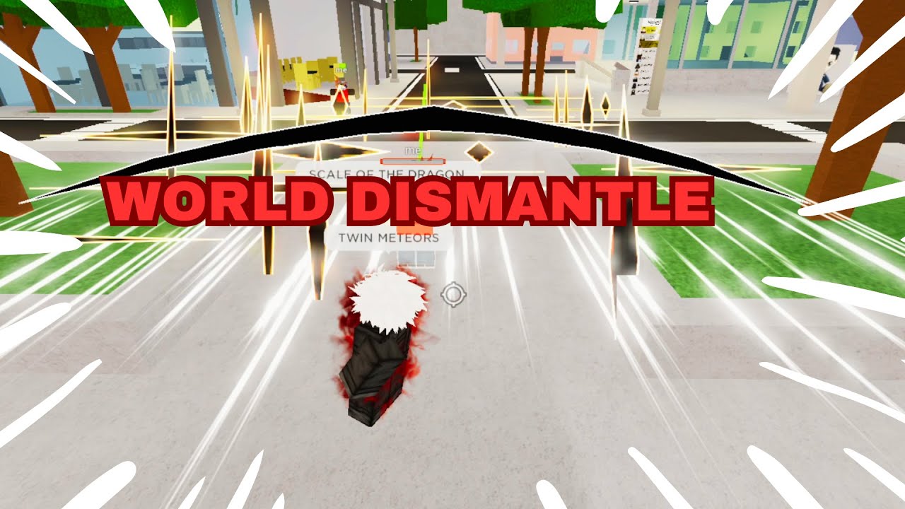 WORLD SPLITTING DISMANTLE! (Jujutsu Shenanigans) - YouTube