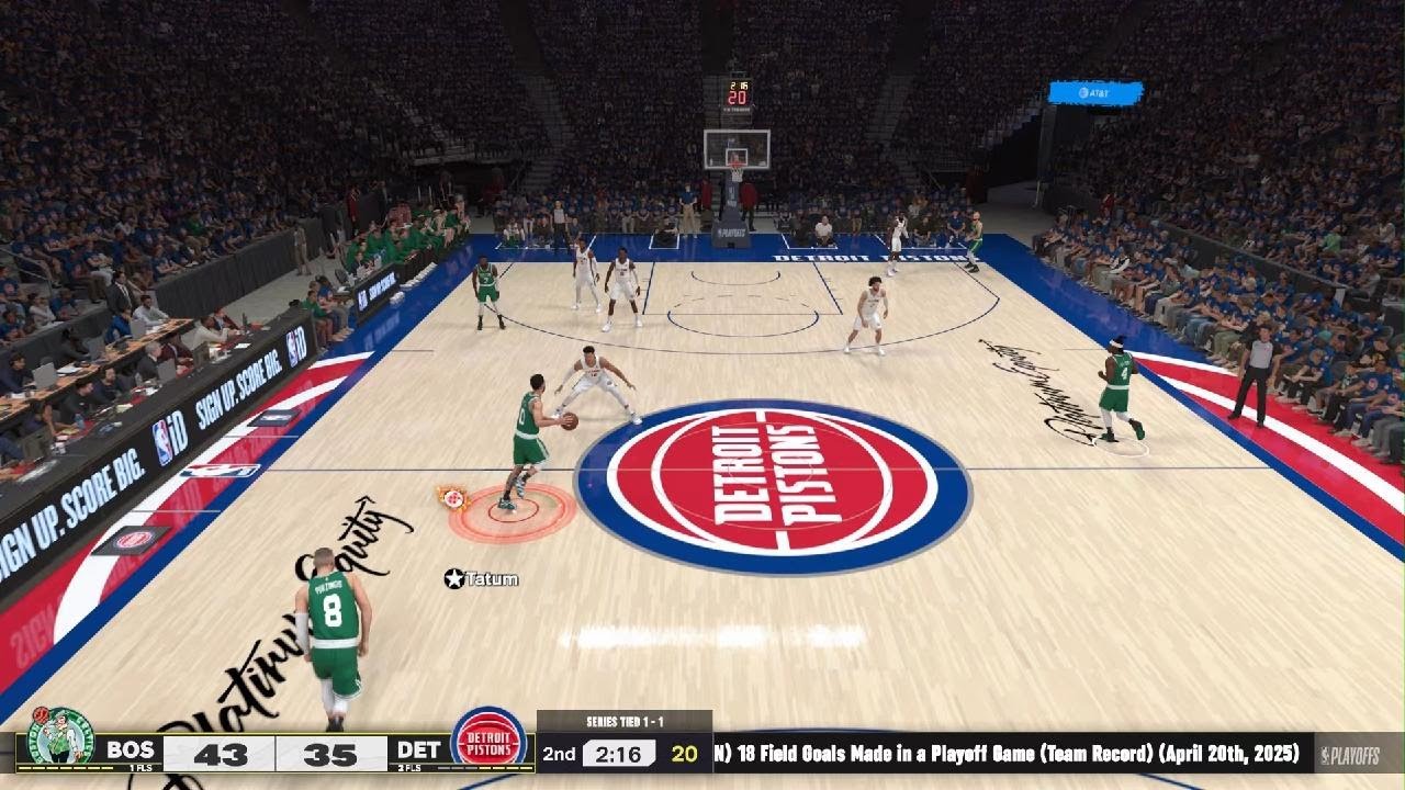 Detroit Pistons defense chant 3 2K25 - YouTube