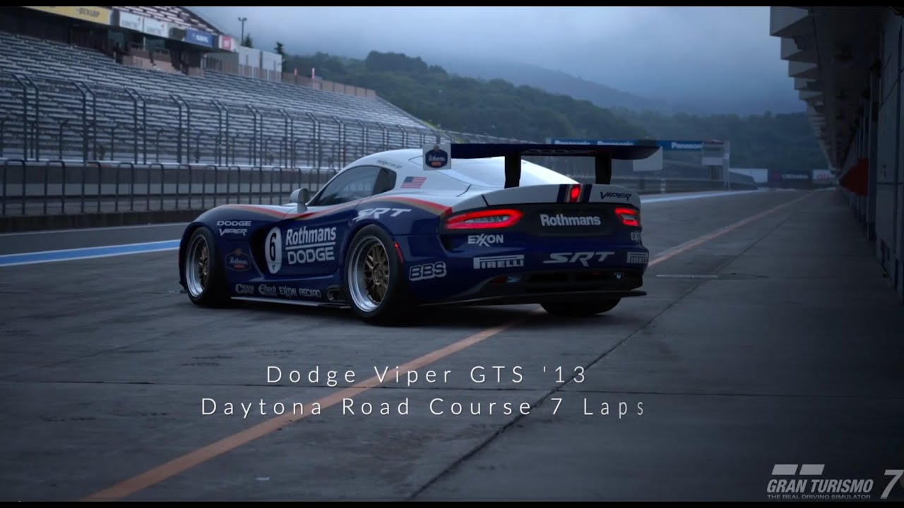GT7 Dodge Viper GTS '13 Daytona Road Course - YouTube