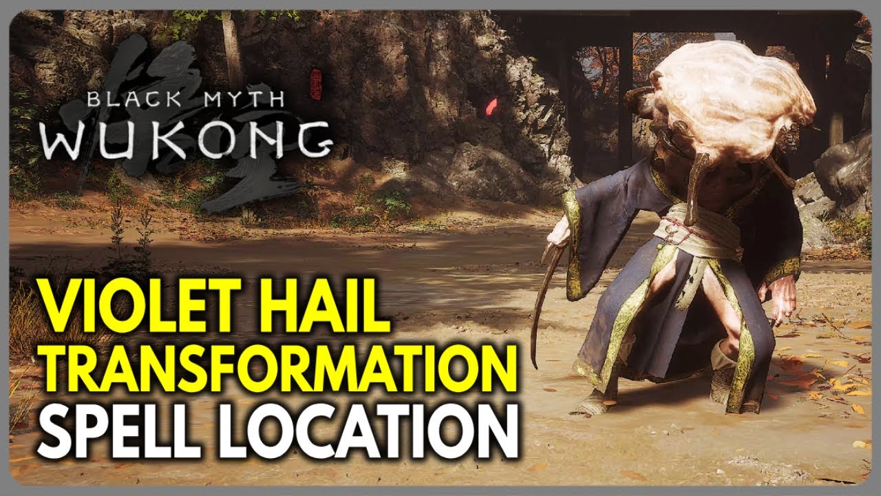 How to get Violet Hail Transformation Spell - Chapter 4 | Black Myth ...