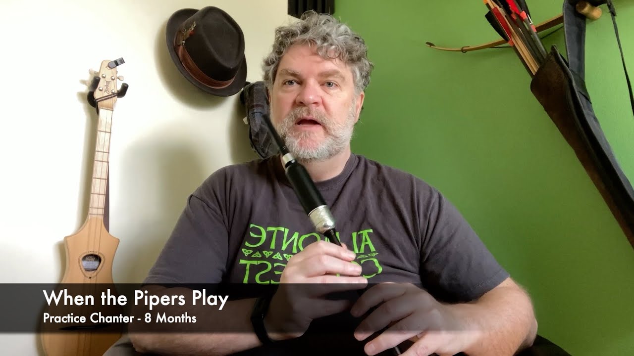 When the Pipers Play - Practice Chanter. Beginner to 8 Months. - YouTube