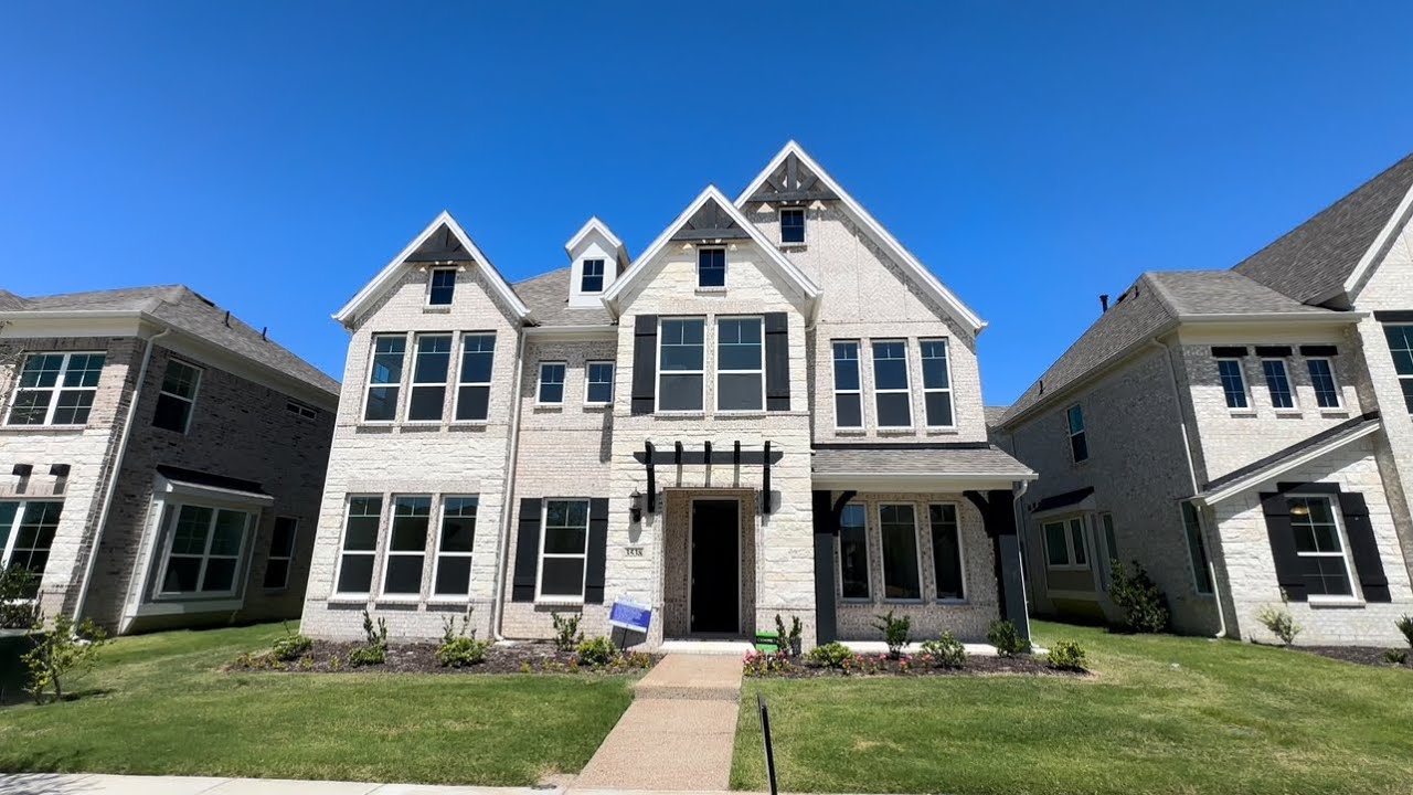 Brand-New Rear Entry Home For Sale In South DFW - YouTube