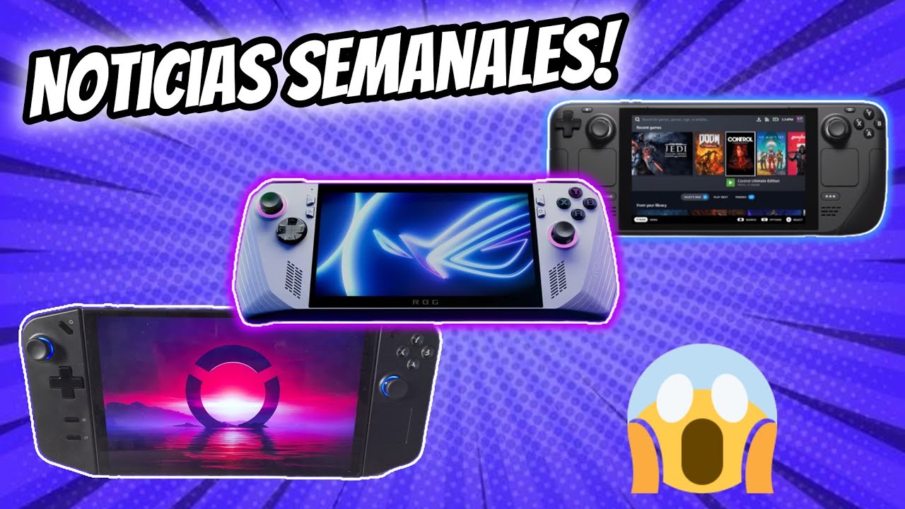 Noticias semanales de las pc de mano!! Rog ally , msi claw , legion go ...
