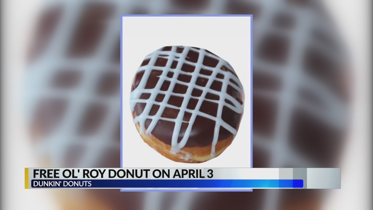 Dunkin' honoring Roy Williams with free Ol' Roy donut on Saturday - YouTube