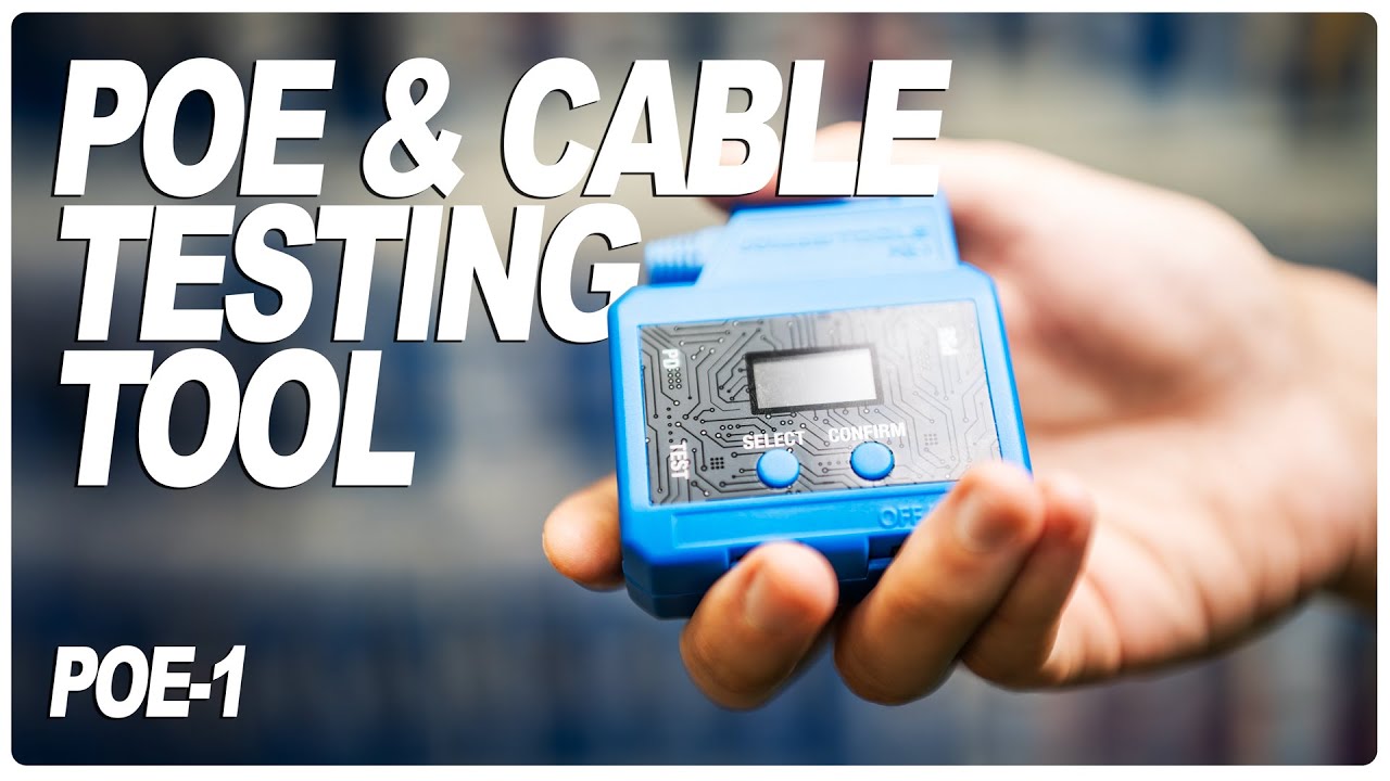 Jonard Tools POE & Cable Testing Tool (POE-1) Product Video - YouTube