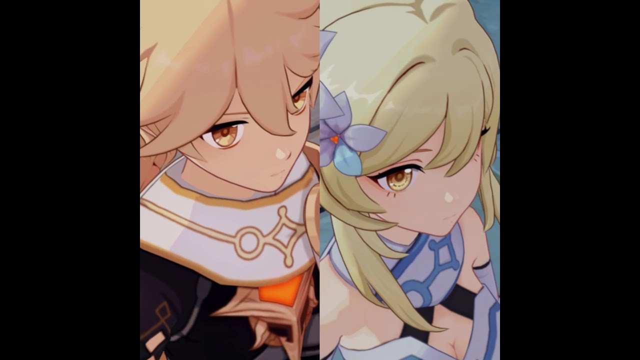 Genshin Impact (Pyro Traveler Aether/Lumine showcase) - YouTube