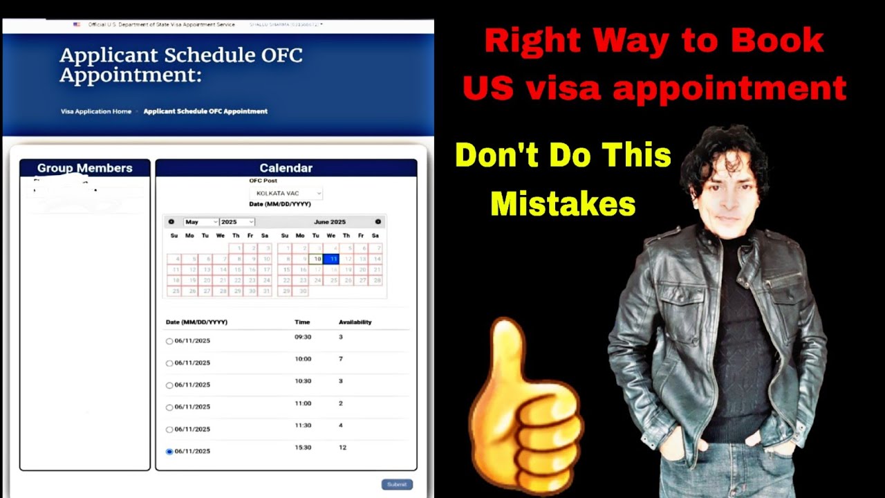 How to book us visa appointment. Us visa appointment waiting time - YouTube