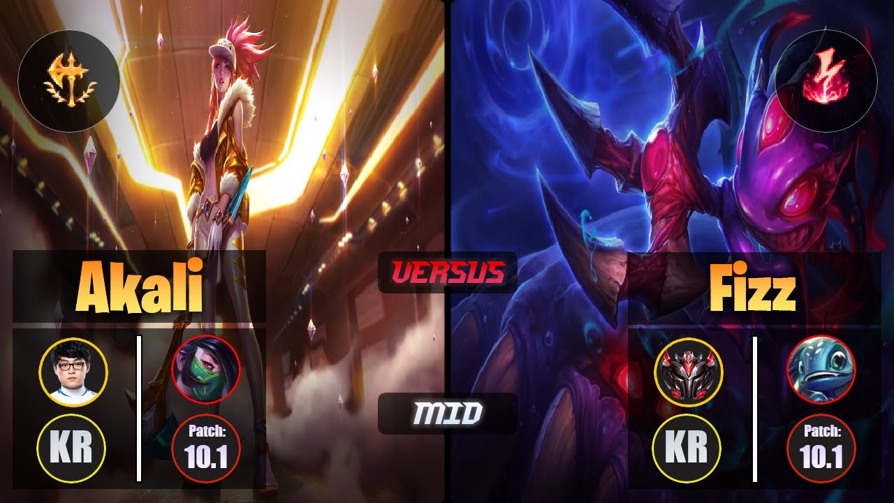 ShowMaker [Conqueror] AKALI (Mid) VS [Electrocute] FIZZ - Grandmaster ...