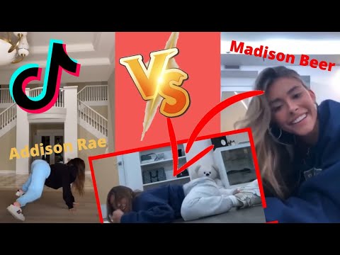 😍MADISON BEER vs ADDISON RAE ~ Wap Dance Challenge TikTok Compilation