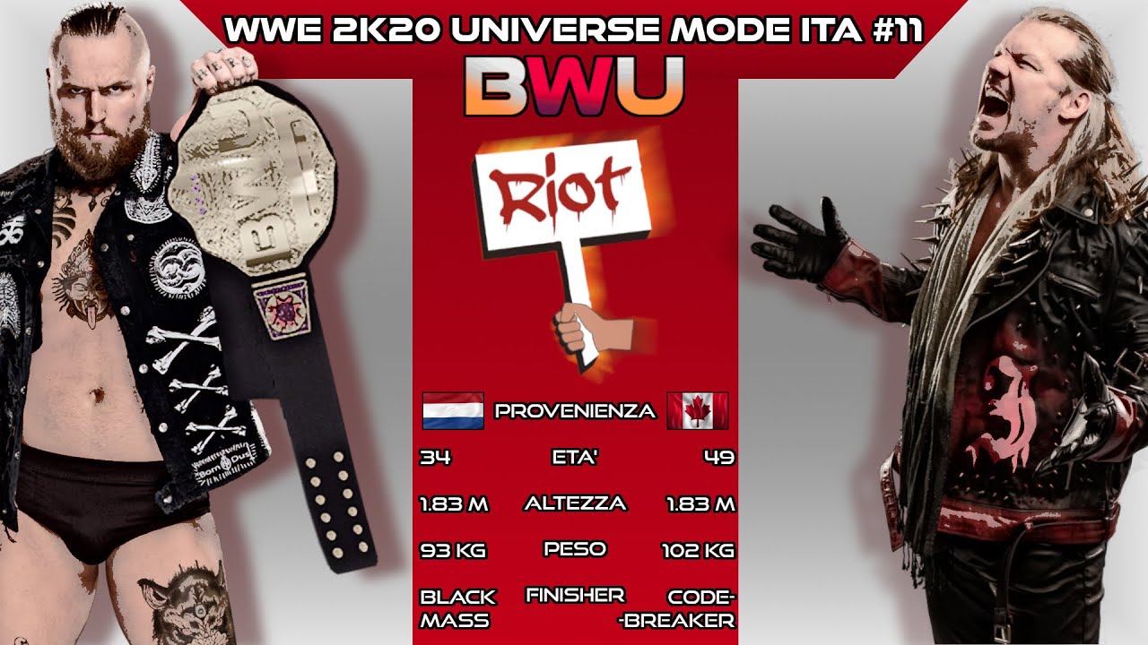 Riot - WWE 2K20 ITA Universe Mode #11 - YouTube