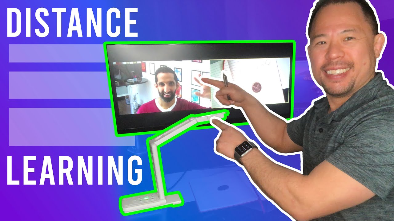 Distance Learning with ELMO Visual Presenter | Video Conference System ...