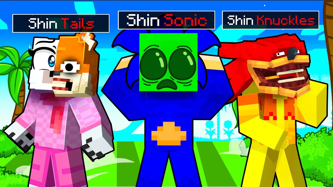 Turning My Friends into SHIN SONIC in Minecraft! - YouTube