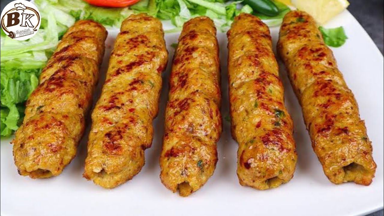 Chicken Seekh Kabab | Chicken Mamna Hindi | चिकन सीक कबाब & चिकन मामना ...