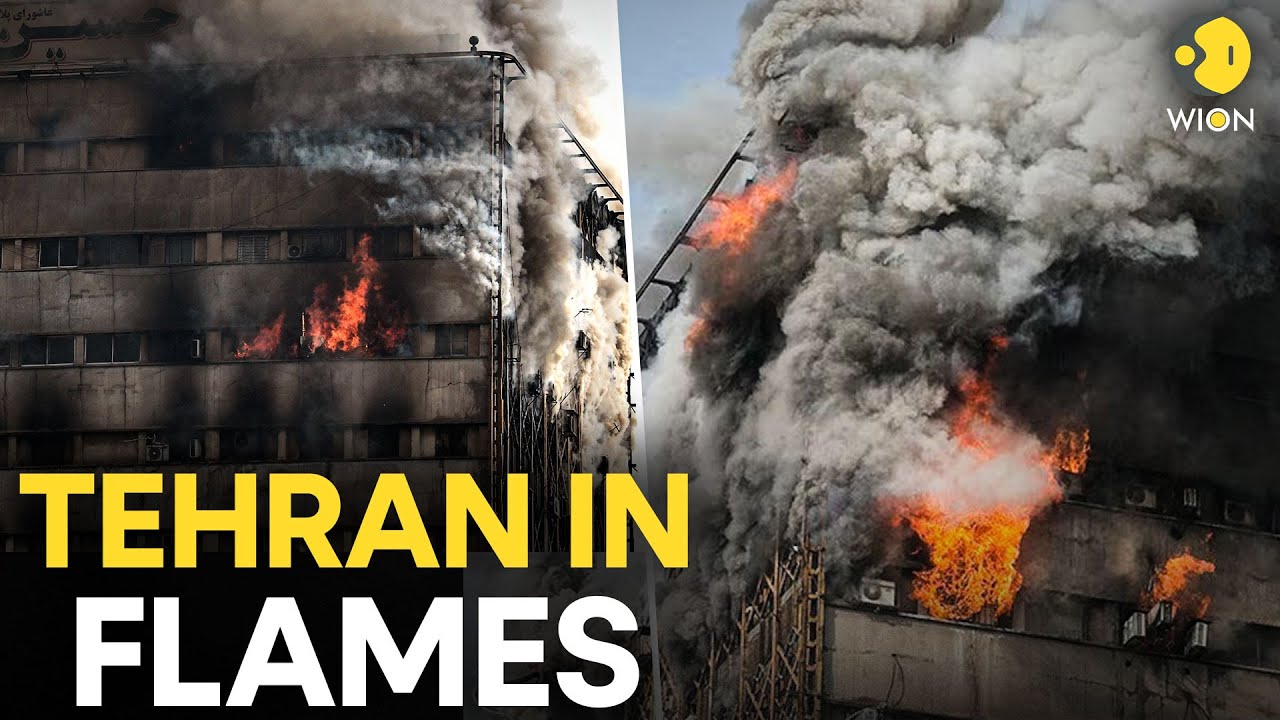 Tehran Fire: Massive Fire Engulfs Bazar In Western Tehran, Rescue ...