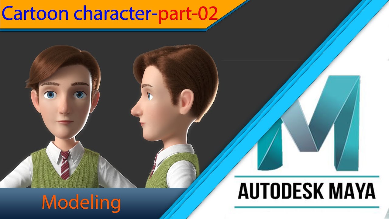 How to model character in Maya? #class_63 (3D LEARNING) - YouTube