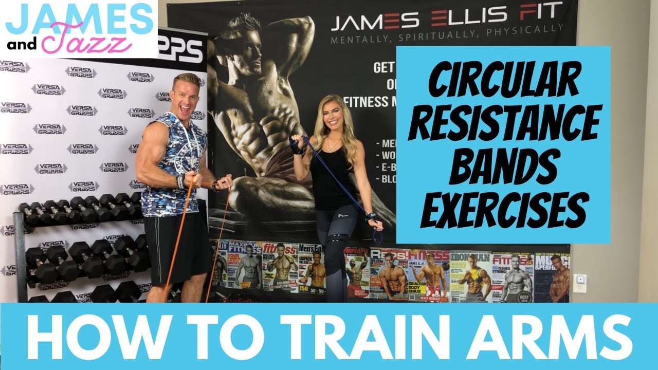 How To Train Arms || Circular Resistance Bands Exercises || Exercise ...