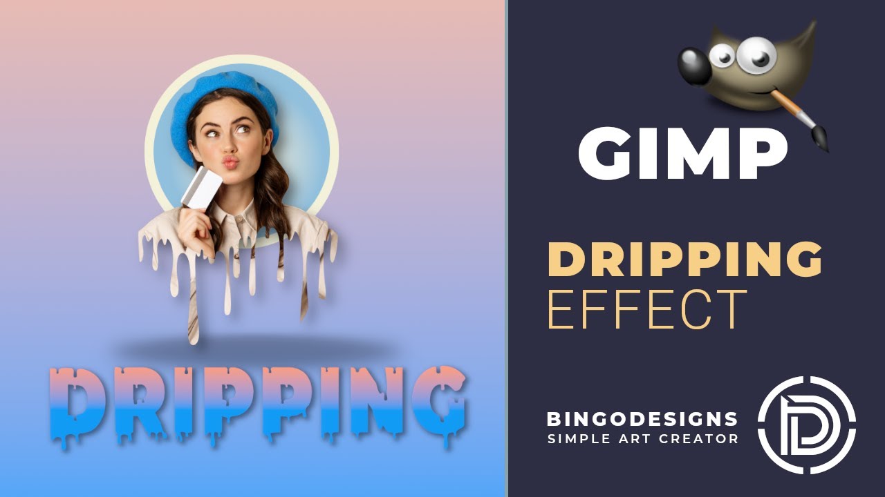 The Dripping Effect in Gimp - YouTube