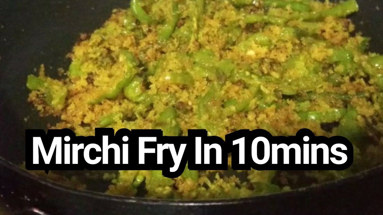 Simple and Tasty Mirchi Fry Recipe l Easy and Quick Fried Green Chilli ...