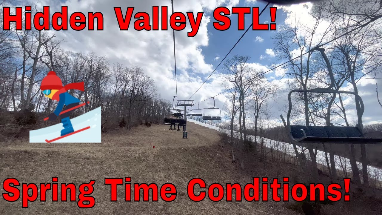 Hidden Valley Ski Area St. Louis, MO Terrain Park! March Spring Time ...