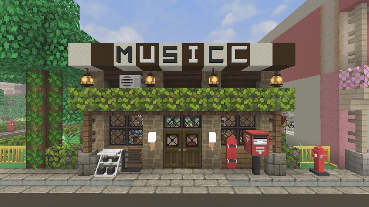 tutorial tempat musik di minecraft 🤠💽🎤‼️ - YouTube