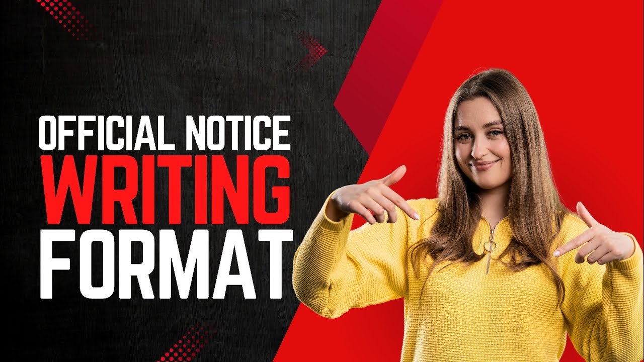 English Notice Writing Format Step by Step | Official Notice Writing ...