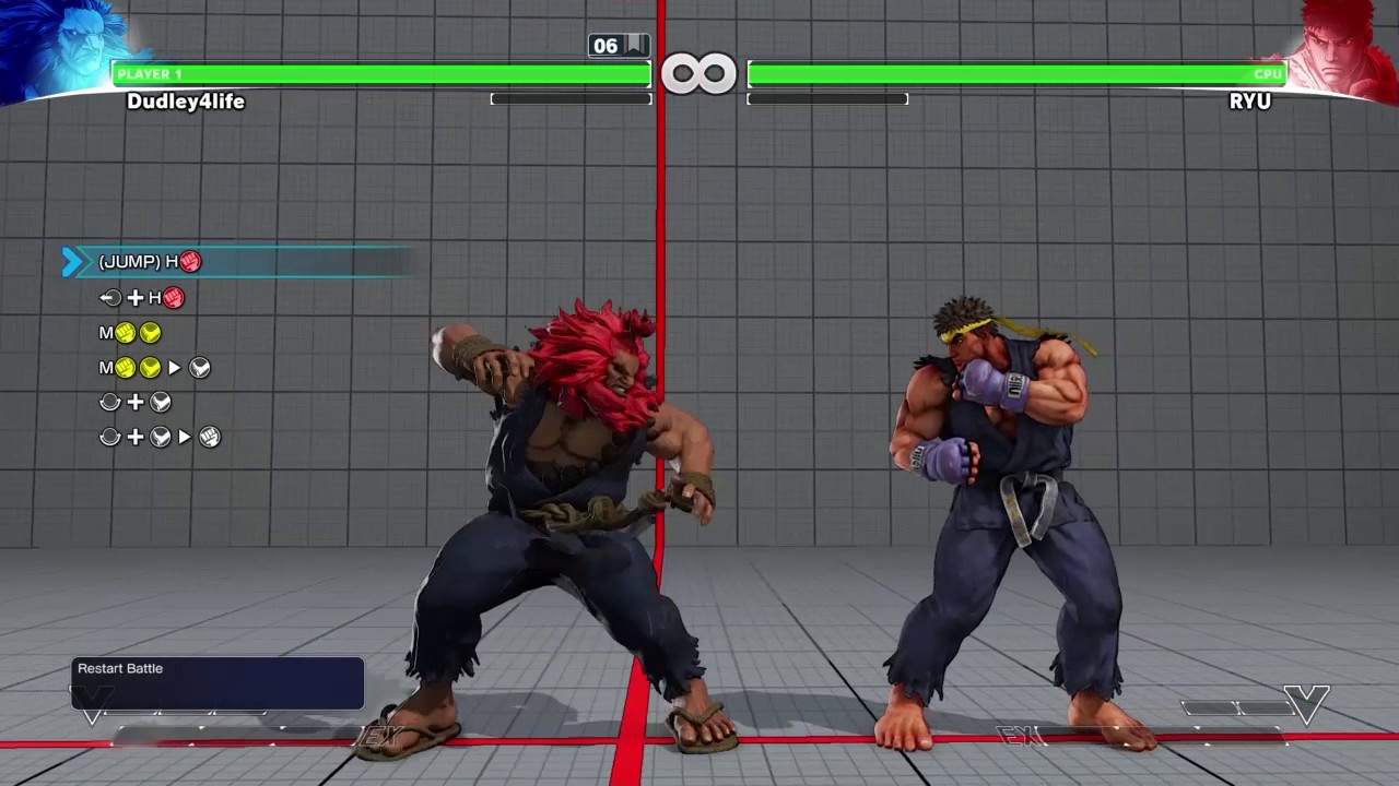 SFV Akuma - All Combo Trials - YouTube