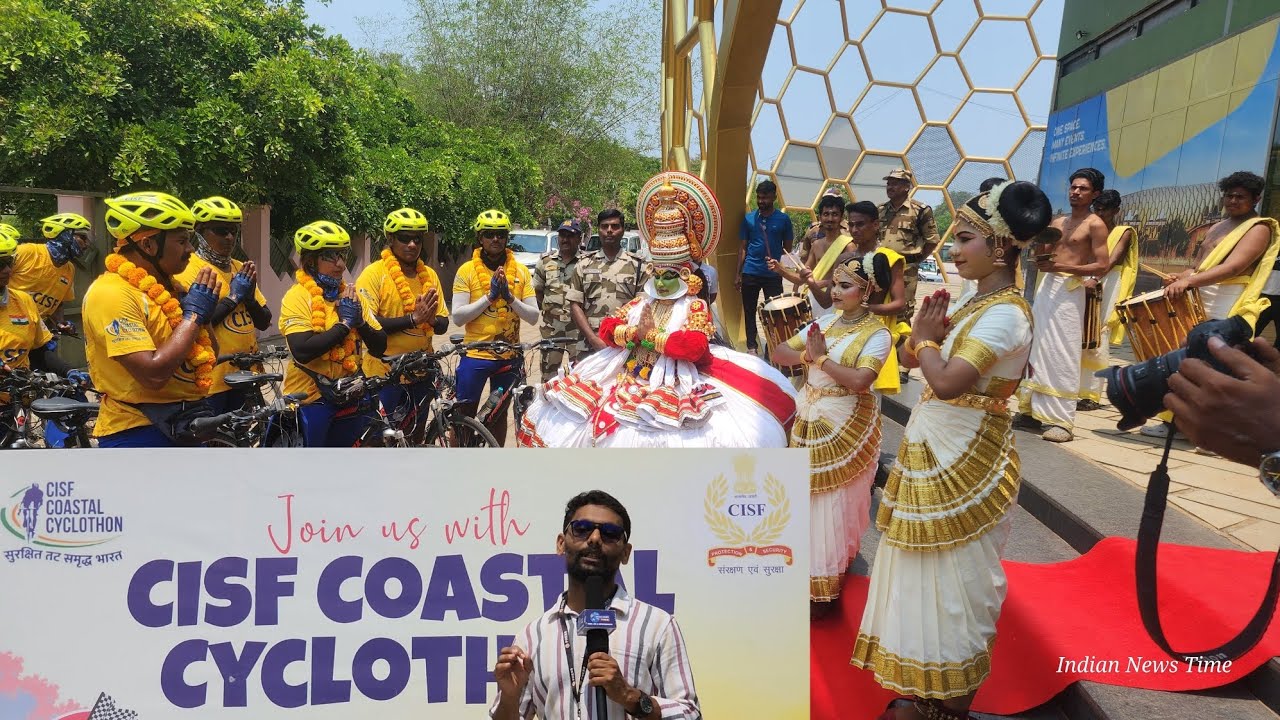 CISF coastal cyclothon | CISF coastal cyclothon calicut #indiannewstime ...