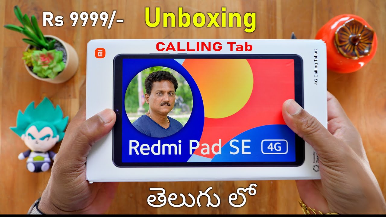 Redmi Pad SE 4G Calling Tab for only Rs 9999/- 🤯 Unboxing in Telugu ...