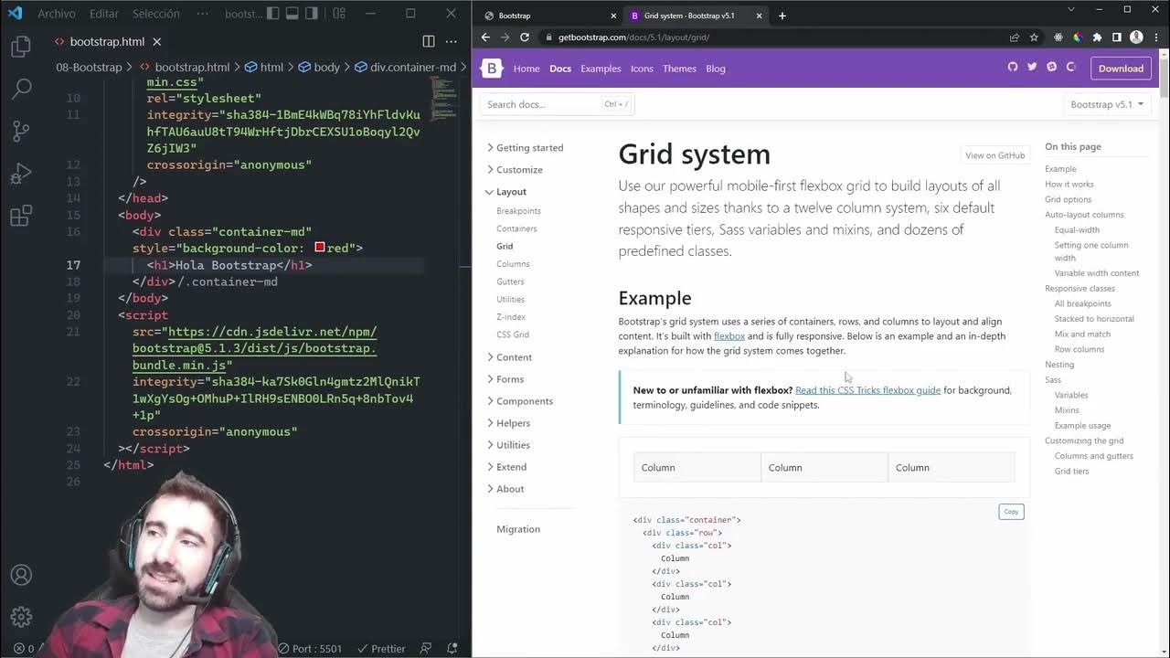 31 Estilos y animaciones de Bootstrap - Curso HTML y CSS - OpenBootcamp - YouTube