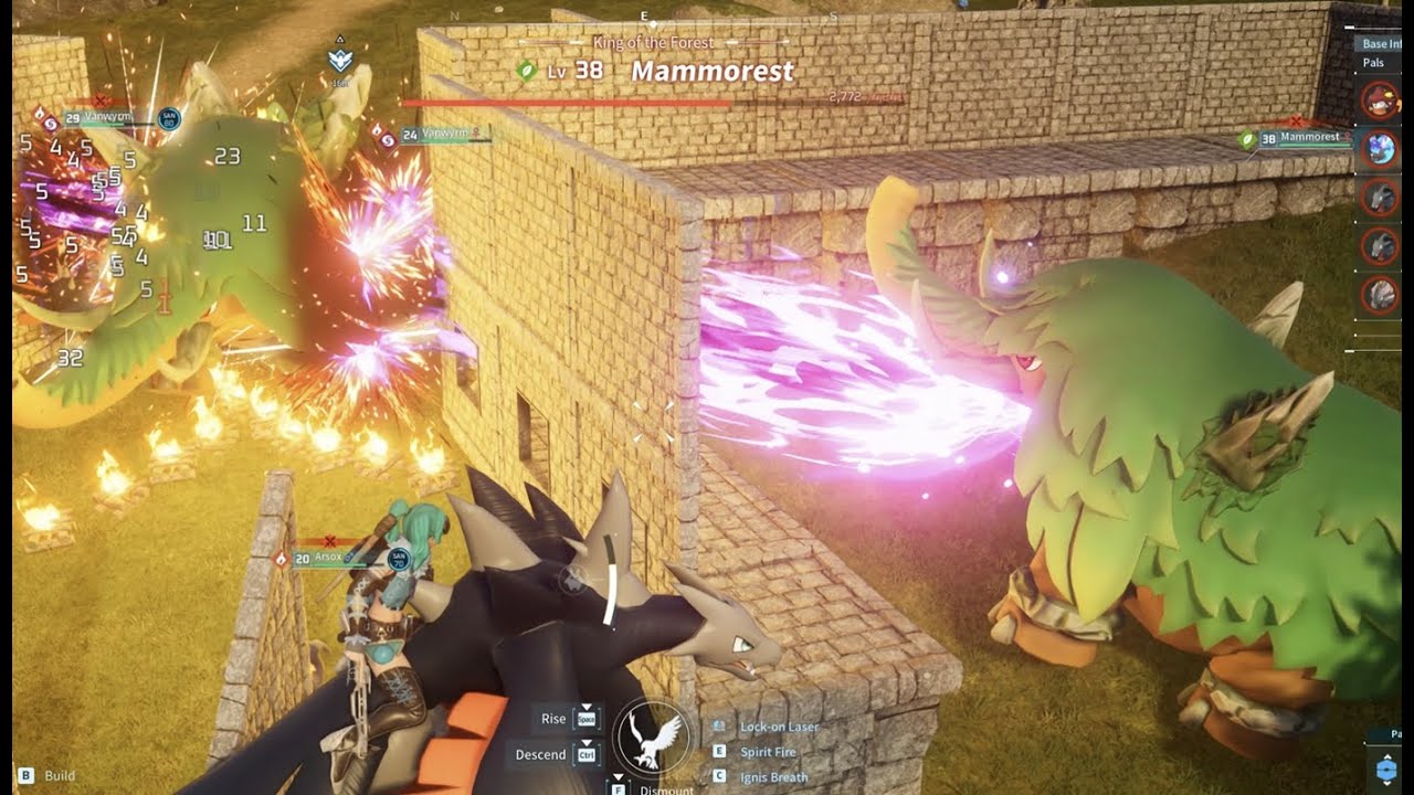 Attack on PalWorld - Mammorest Trap - YouTube