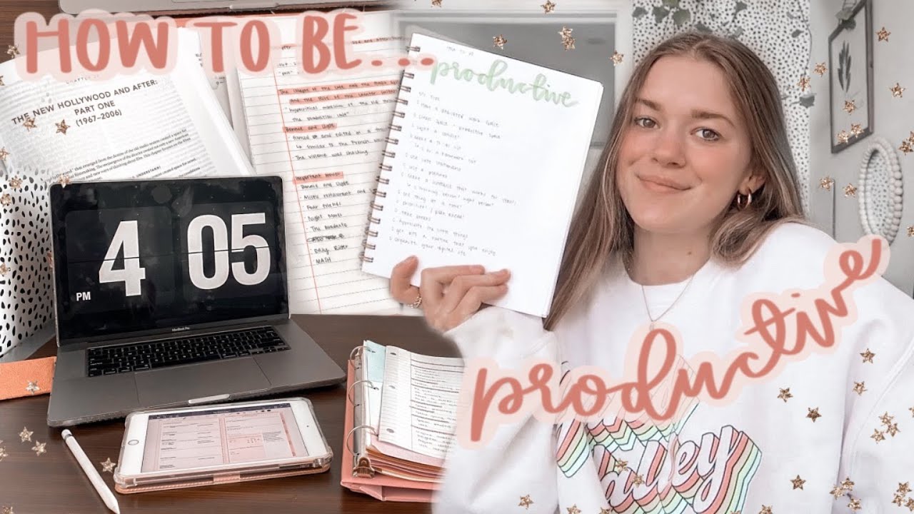 how to be productive & stay motivated! *35+ productivity tips for 2021 ...