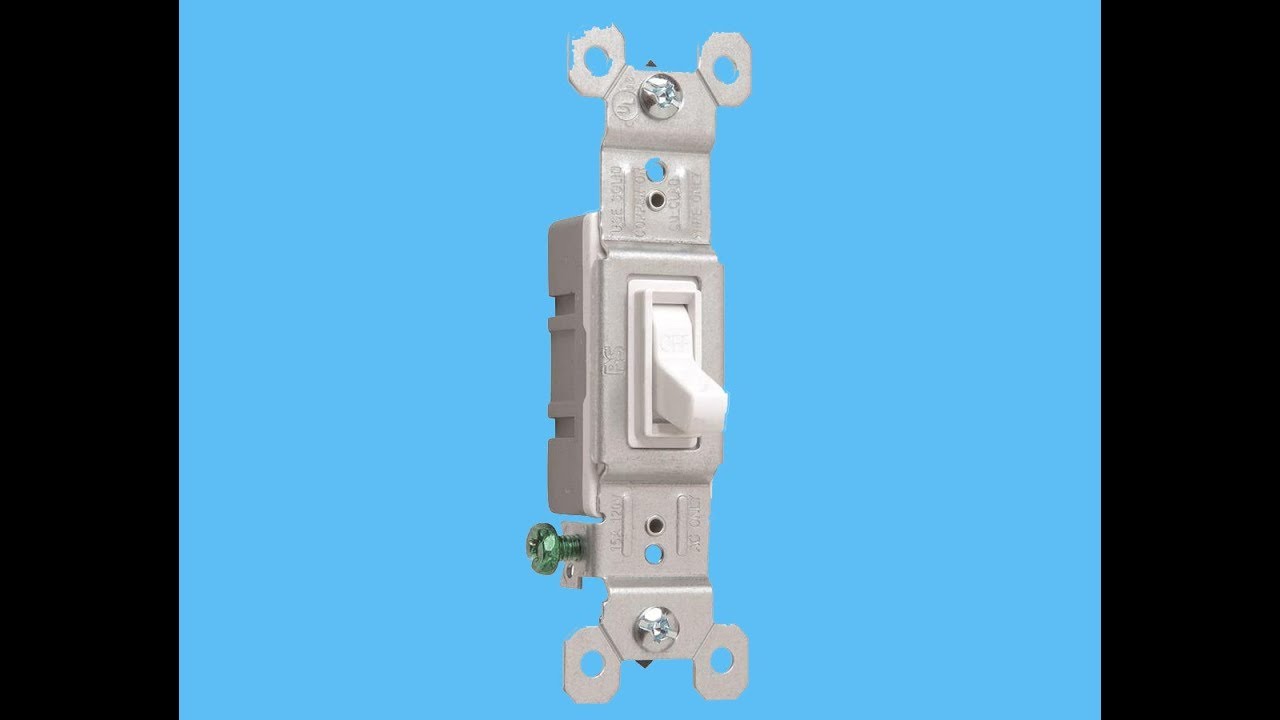 Installing A Light Switch - YouTube