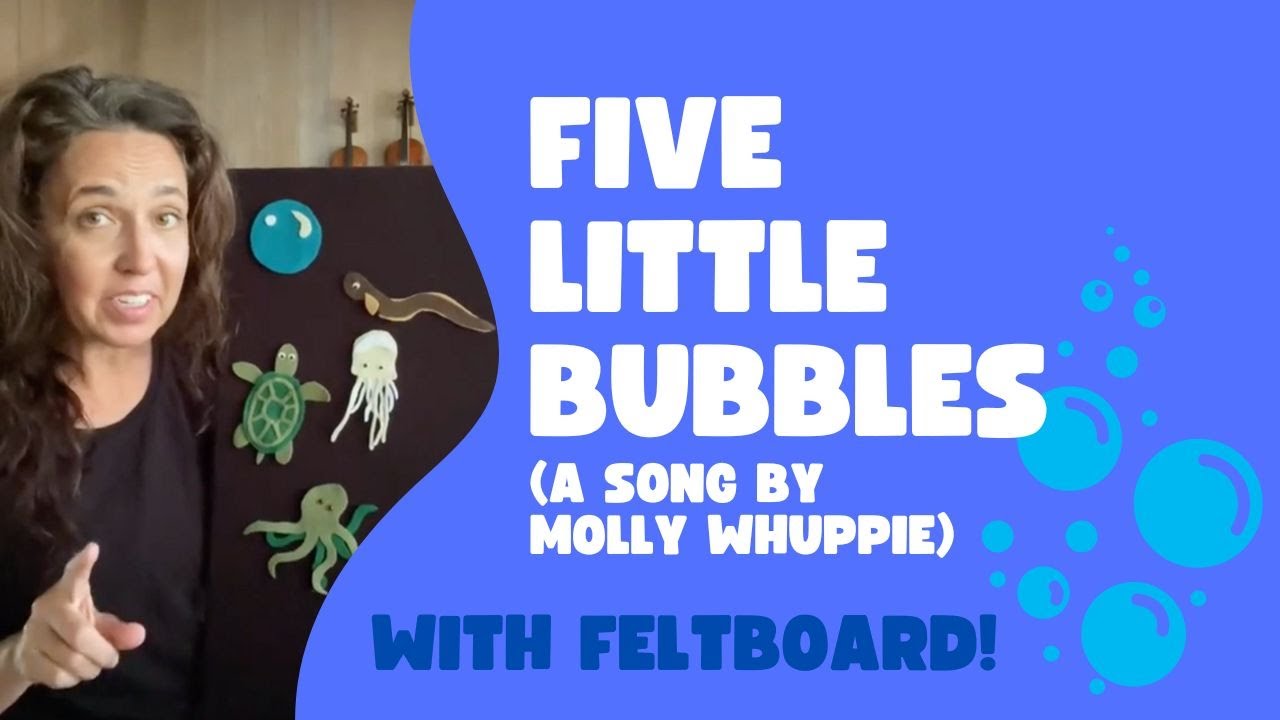 Five Little Bubbles Floating On The Sea - YouTube