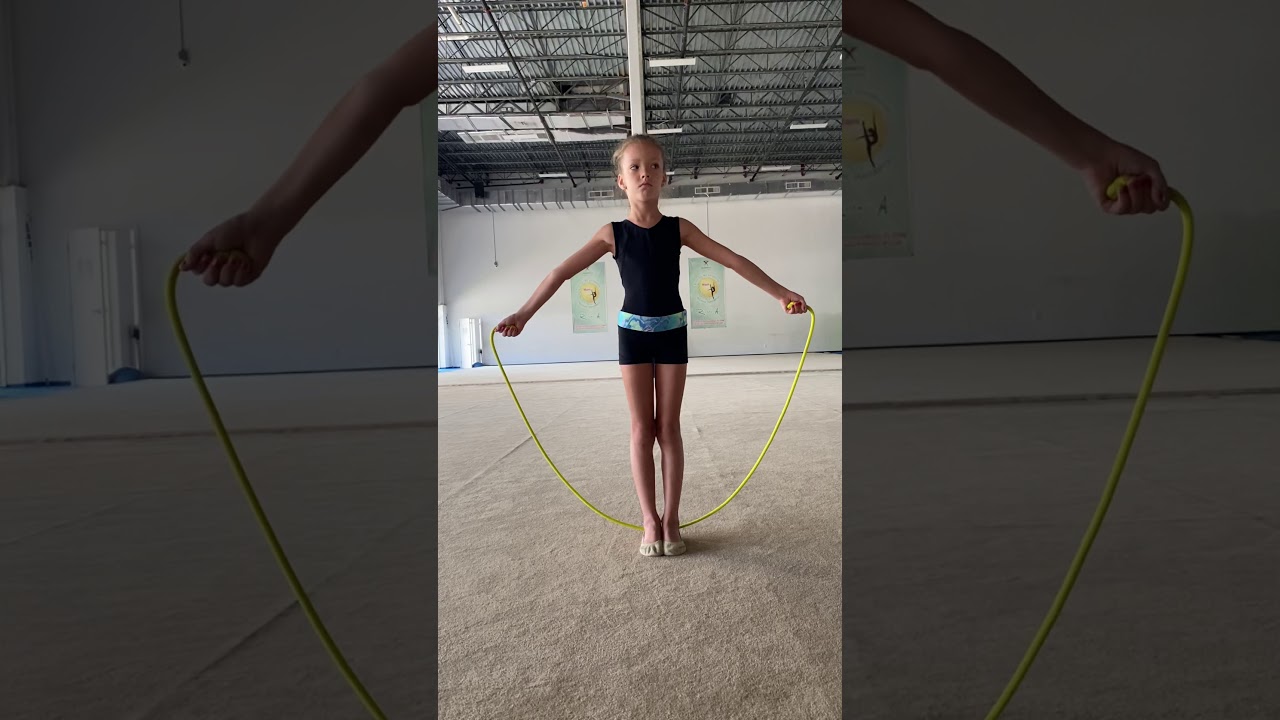 How to do jumps over the rope. Rhythmic gymnastics. Miami - YouTube
