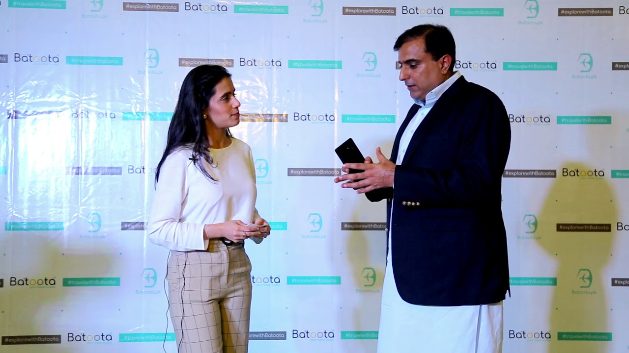 An interview with Ali Hamdani at the launch of Batoota.pk - YouTube