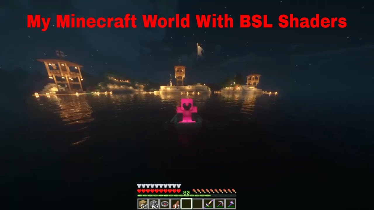 My World in Minecraft with BSL Shaders - YouTube