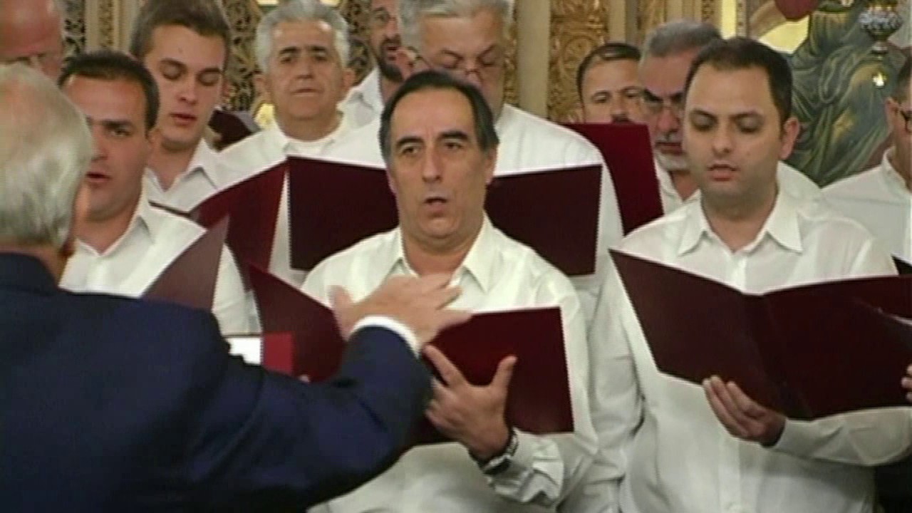 "ΤΟ ΣΤΑΔΙΟΝ ΤΩΝ ΑΡΕΤΩΝ" Ιδιόμελο Τυρινής, πλαγ.α΄. ΧΟΡΩΔΙΑ ΙΕΡΟΨΑΛΤΩΝ ...