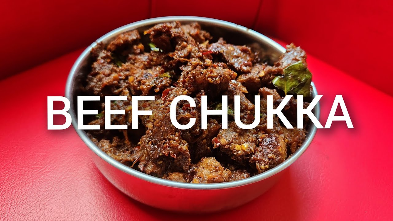 Delicious & Flavorful Beef Chukka Recipe | Beef Dry Roast - YouTube