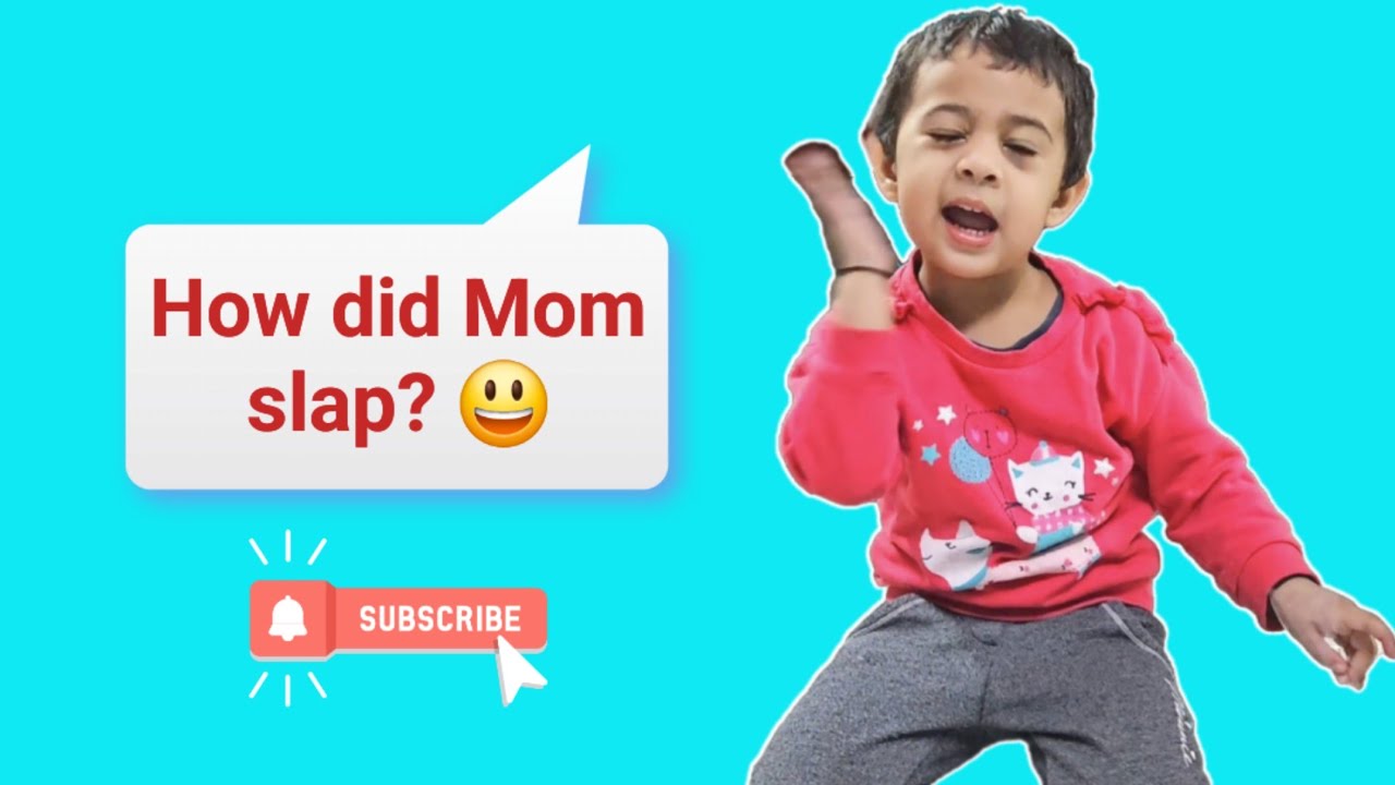 How did mom Slap? #funny #mom #dad #kids #baby #cutebaby - YouTube