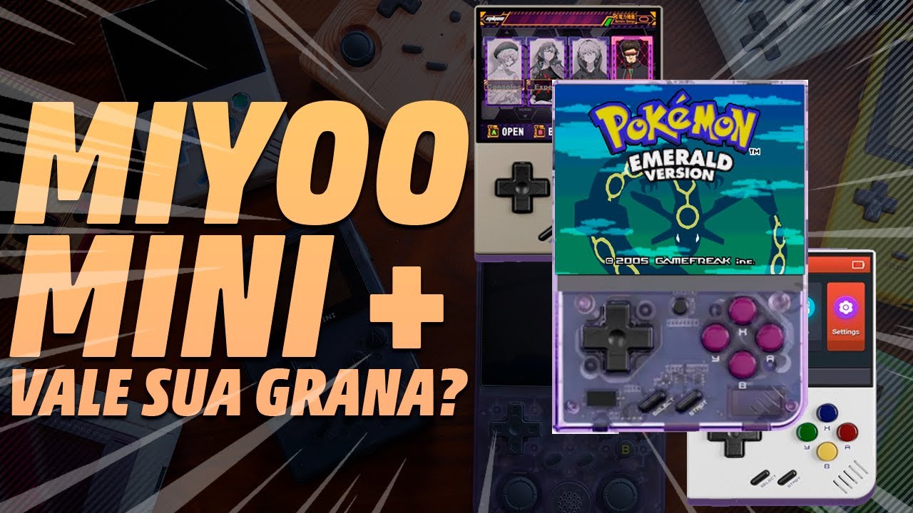 Miyoo Mini Plus! PEQUENO, BARATO, POTENTE E QUASE PERFEITO! CONSOLE ...
